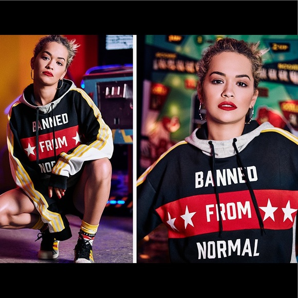 adidas | Tops | Rare Adidas X Rita Ora Banned From Normal Hoodie Sz M ...